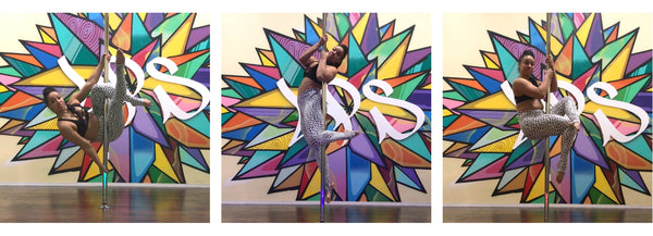 Pole Dance Combo Tutorial - Jasmine, Figure Head, and Basic/Scissors S